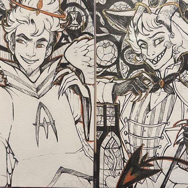 Line Art Personalised Commission - Etsy