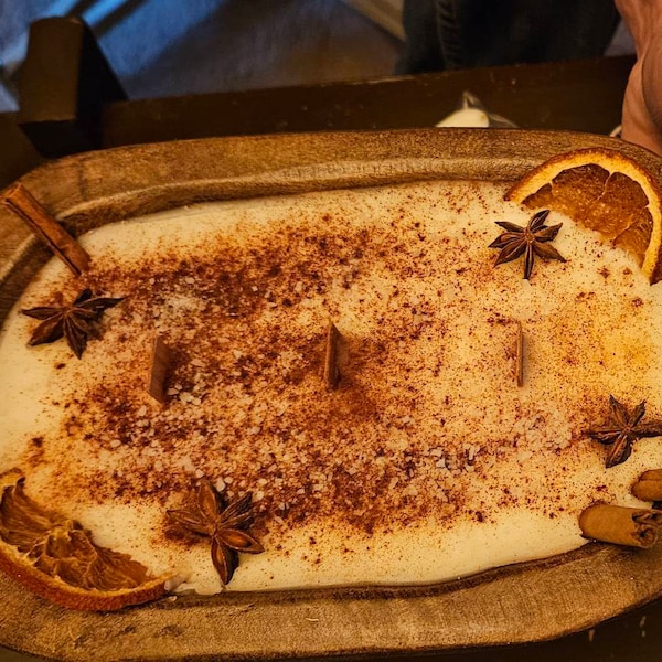 Spiced Orange and Cinnamon Chai Woodwick Dough Bowl Candle - Etsy