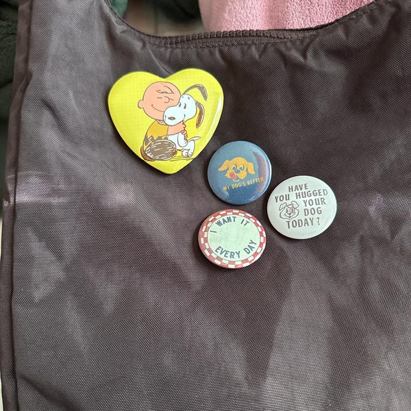 Vintage Style Pinback Buttons - 60s 70s 80s Novelty Pins - You Choose ...