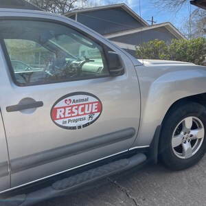 VEHICLE SIGN Freedom Ride in Progress Animal Rescue - Etsy