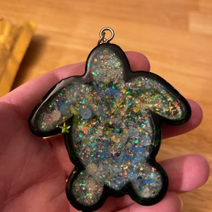 Green Iridescent Shift Turtle Shape Glitter, Ocean Glitter, Kawaii ...