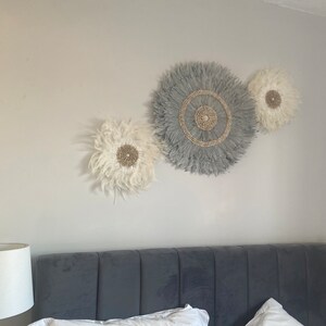 Brown Feather and Shell Wall Hanging Juju Hat Feather Wall - Etsy