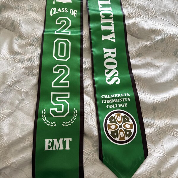 Custom Puerto Rico Graduation Sash, Personalized Latina Graduation ...