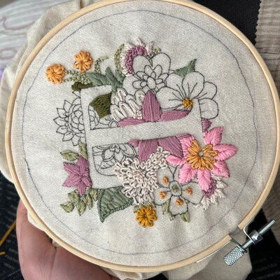 Complete Alphabet Embroidery, Pdf Pattern Letter Embroidery Design With ...