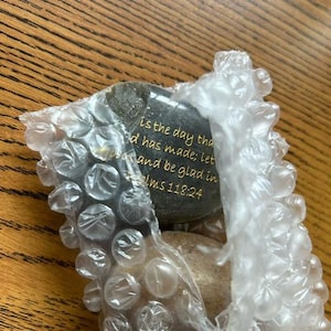 Engraved River Rocks Inspirational Sayings - Etsy