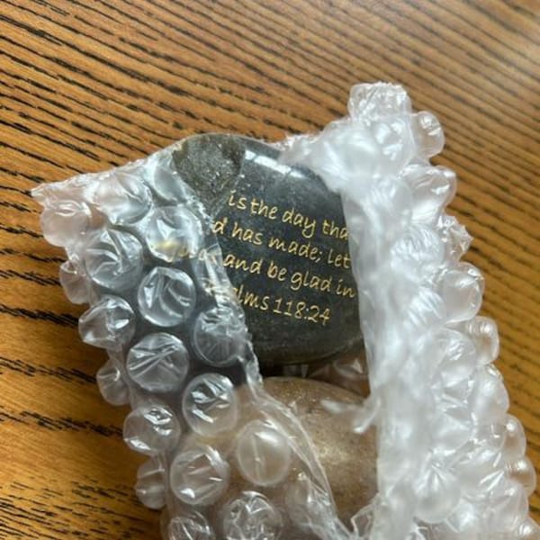 Engraved River Rocks - Scripture Verses, Sold Individually - Etsy