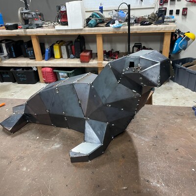 Doberman Stand & Sit Papercraft, Dog Low Poly, Papercraft, Papercraft ...