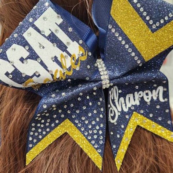 Custom Cheer Bows Designed in Your Team Colors. Price Listed is per ...