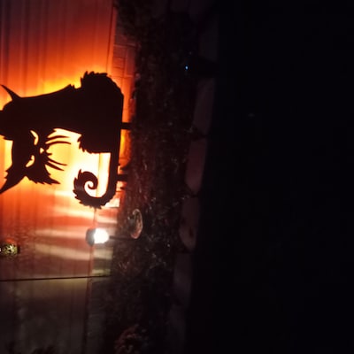 3ft Scary Black Cat Template When Made. Printable Trace and Cut ...