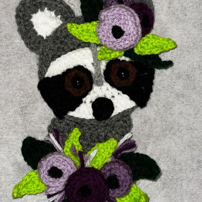 Crochet Pattern INSTANT PDF DOWNLOAD Crochet Raccoon Boho Boho Raccoon ...