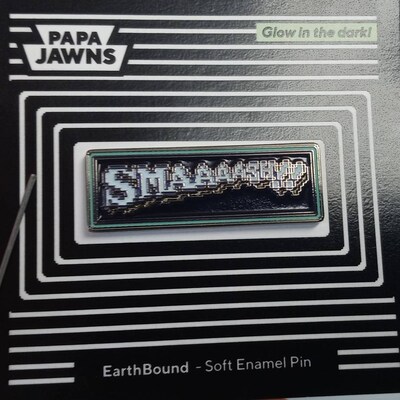 Earthbound SMAAAASH Glow-in-the-dark Soft Enamel Pin Video Game ...