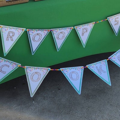 Editable Printable Banner Cookies Banner, Cookie Booth Banner Cookie ...