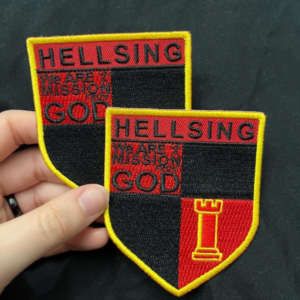 Hellsing Shield Cosplay Patches, Qty 2 - Etsy