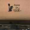 Disney Wall Decal, Disney Home Decor, Ratatouille, Anyone Can Cook ...