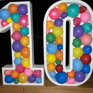 2 Numbers Styrofoam Numbers 50-30 Cm / 20 Inch Shapes in Different ...