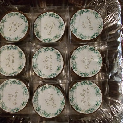 Highland Cow Edible Image Cookie Edible Image Fluffy Cow Print Country ...