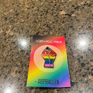 POC LGBT Pride Enamel Pin Philly Pride Pin - Etsy