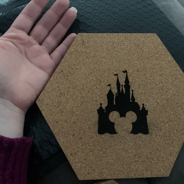 Custom Disney Pin Board | Hexagon Cork Board, 2-pack 1/4 Inch Thick - Etsy