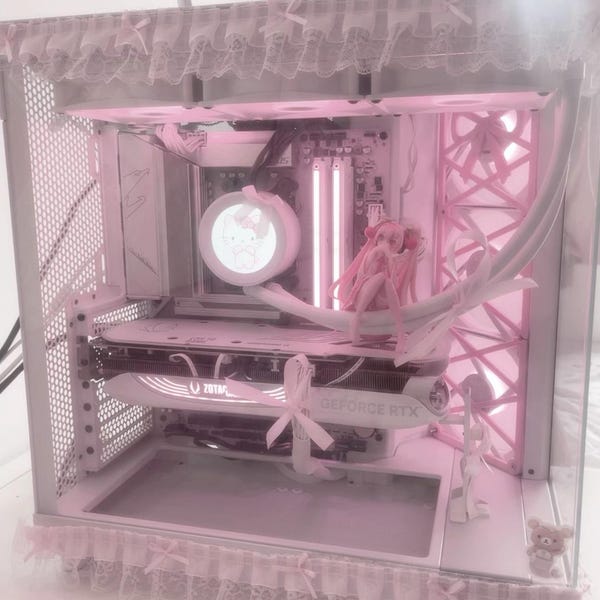 Bunnies | Pc Fan Grills (covers, Shrouds) | Cute Pc Deco Accessories - Etsy