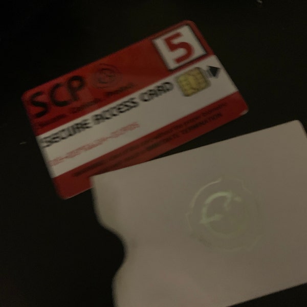 SCP Foundation Key Cards - Containment Breach (current) Version - Etsy