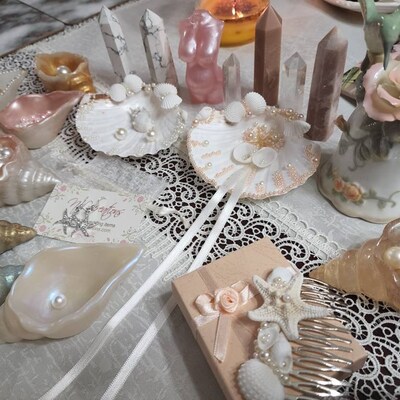 Seashell Hair Clip, Beach Wedding,beach Hair Accessory,seashell Hair ...