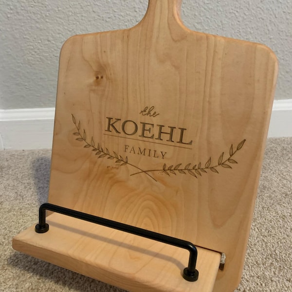 Personalized Cookbook Holder, Cookbook Stand, Easel - Etsy