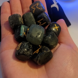 Rune Stones Gift Set Includes 21 Page Guide Book and Free - Etsy