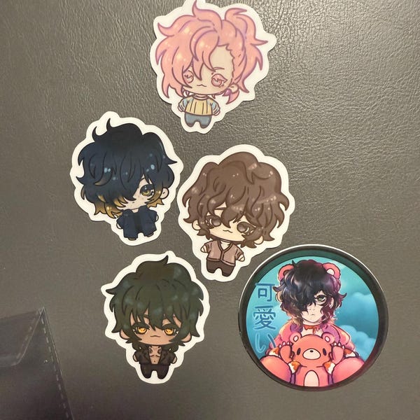 BSD Cat Stickers - Etsy