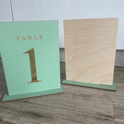 Wooden Wedding Table Number Wedding Table Decor, Rustic Country Wedding ...