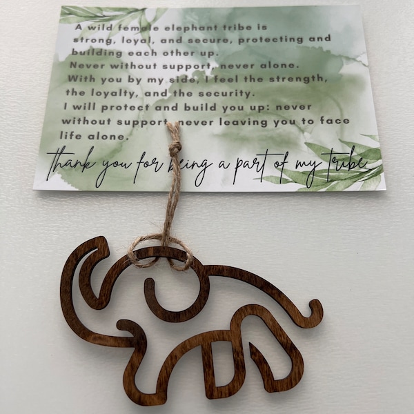 Elephant Friendship Gift, Elephant Ornament, Special Friend Keepsake ...