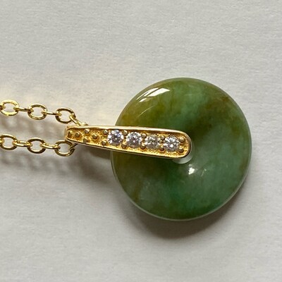 US8.5 Square Jadeite Ring Flat Top Green Ring Natural Type A Jade ...