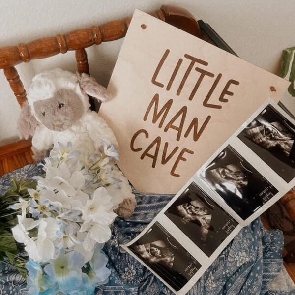 Gender Reveal Hospital Announcement Sign, Hello World Plaque, Gender ...