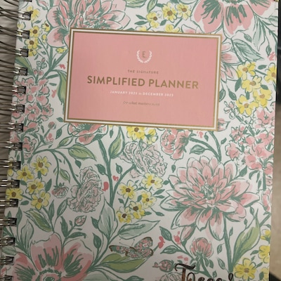 Simplified Planner Name Monogram Decal Sticker Weekly Simplified ...