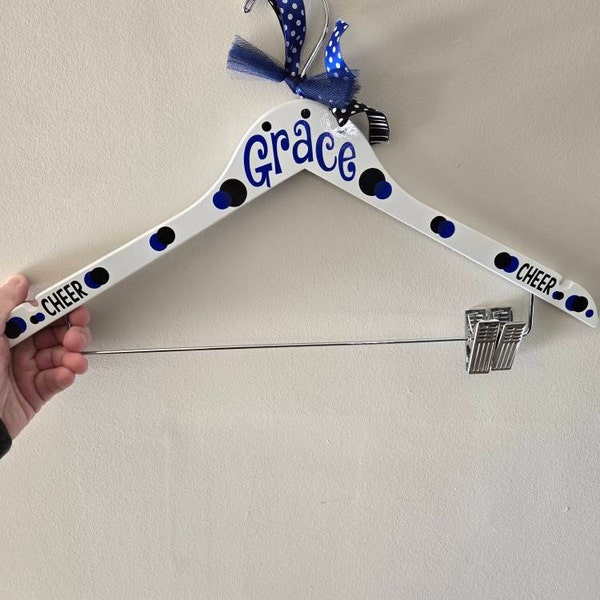 Personalized Uniform Hanger for Cheerleaders and Dancers - Etsy