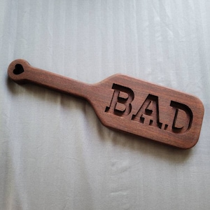 Wood Spanking Paddle Attitude Adjustment With Instructions - Etsy