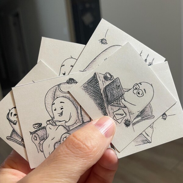 Cartoon Cat Animal Multicolored Sticker Assortment, Adorable Kitty 3 ...