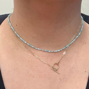 The Coastline Necklace // Ocean Collection // Turquoise // Gemstone ...