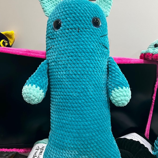 Big Long Cat Crochet Pattern. Create You Own Big Long Cat Amigurumi ...