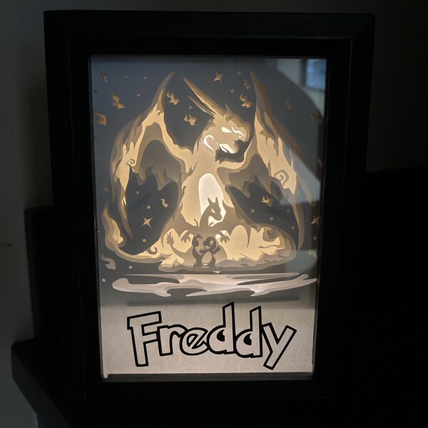 One Piece 6 Paper Cut Light Box Template Files, Shadow Box, 3D Papercut ...