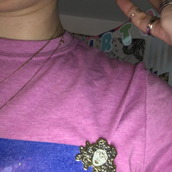 Mecha Oni Mask Embroidered Patch / Neon Red Demon Mask / Japanese ...