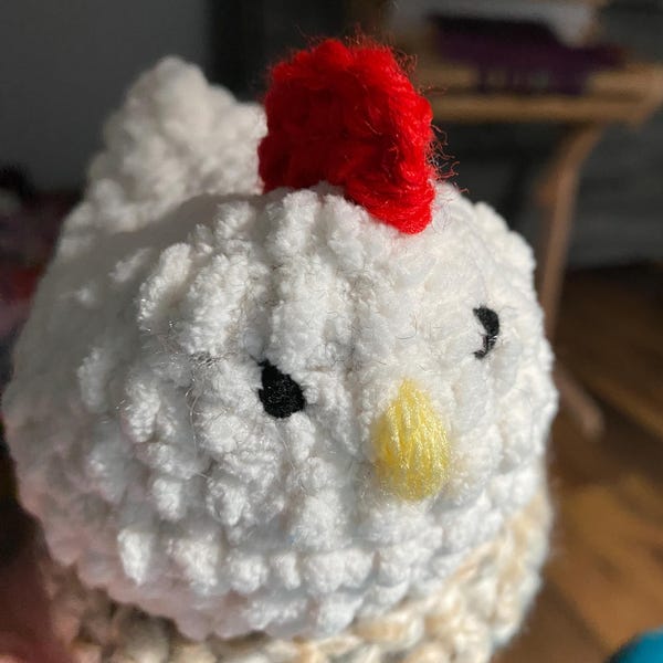 CROCHET PATTERN "cute Chicken". Сhicken Crochet Pattern. Amigurumi ...