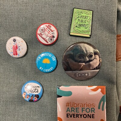 Support Public Libraries Enamel Pin Librarian - Etsy