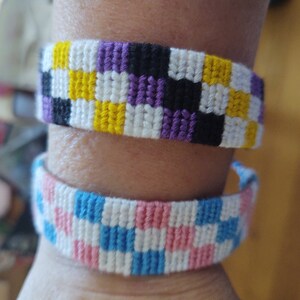 Checkered Friendship Bracelets Alpha Pattern - Etsy