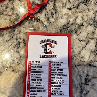 Personalized Team Roster Lanyard - Etsy