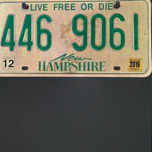 License Plate Pick Your State, All Authentic License Plates, Real ...