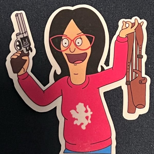 Louise Belcher Peter Pans Labyrinth Sticker Bob's Burgers Halloween - Etsy