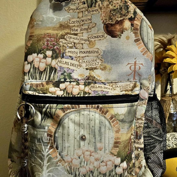 LOTR Books Square Pillowcase, Lord of the Rings Square Pillowcase ...