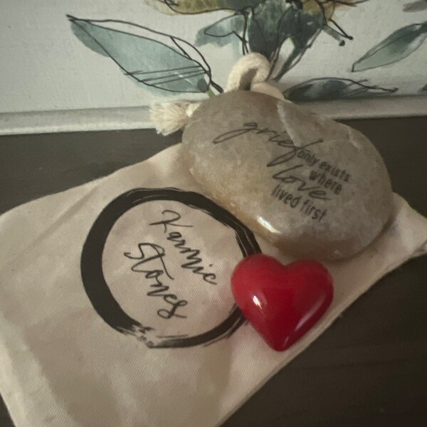 Engraved Rock | Grief Only Exists Where Love Lived First | Sympathy ...