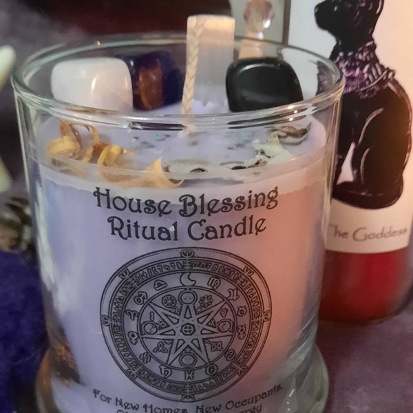 New Home Blessing Candle, New Home Candle, House Clearing Candle ...