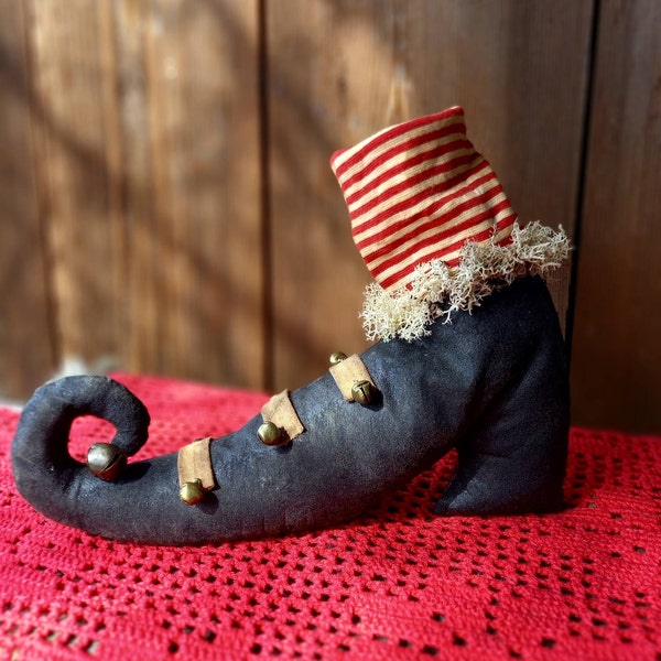 DIGITAL FILE Primitive Santa Stump Doll Printable Sewing Pattern ...